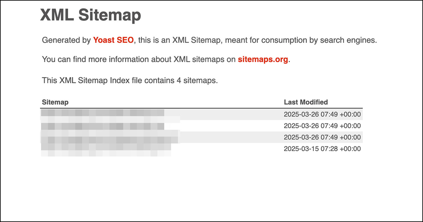 Yoast SEOでXMLサイトマップを作成する方法